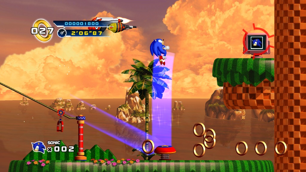 Novas imagens e vídeos de Sonic 4