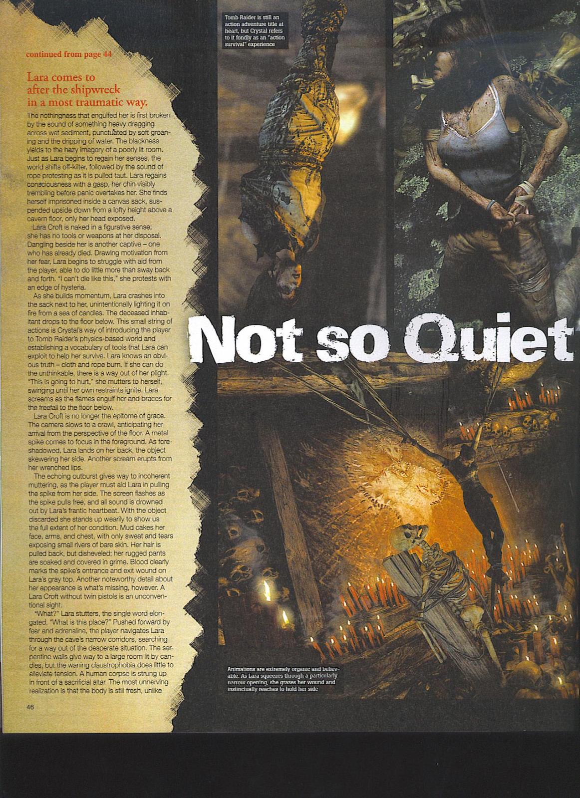 Tomb Raider - novas infos e scans da Game Informer