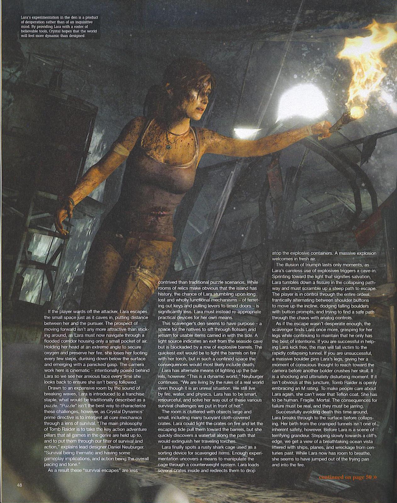 Tomb Raider - novas infos e scans da Game Informer