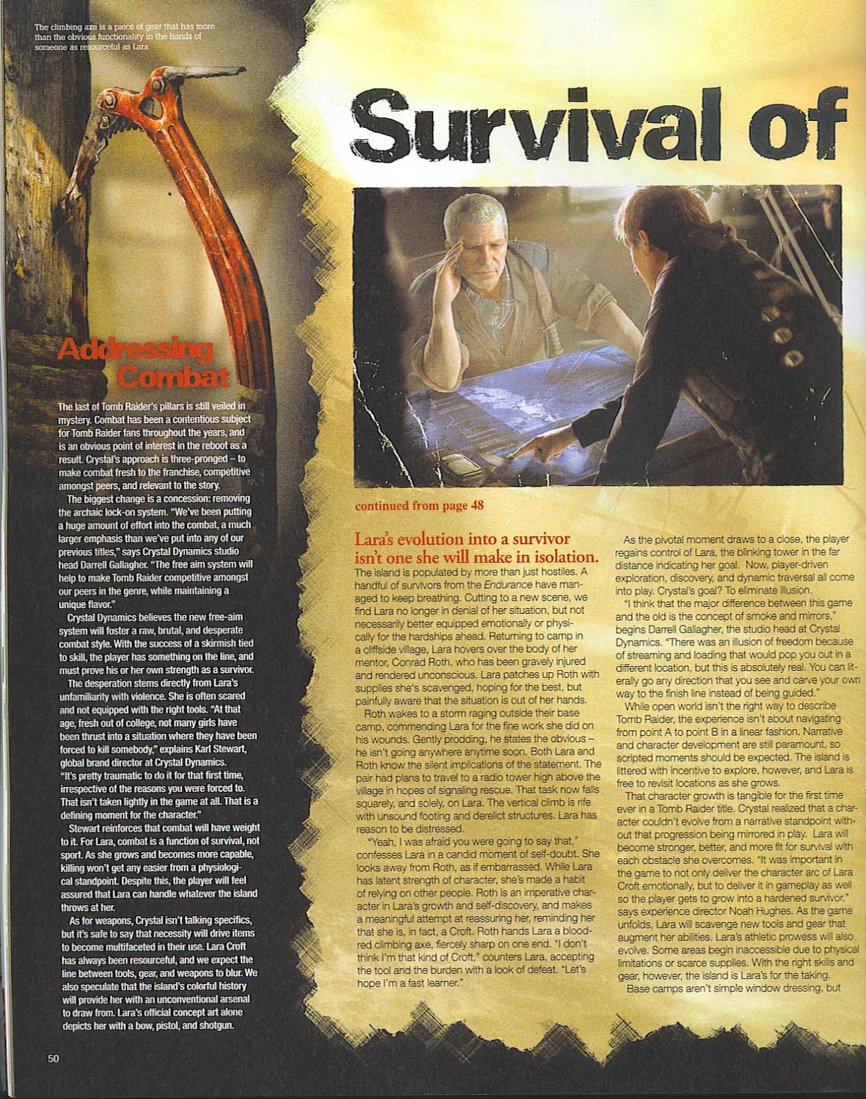 Tomb Raider - novas infos e scans da Game Informer