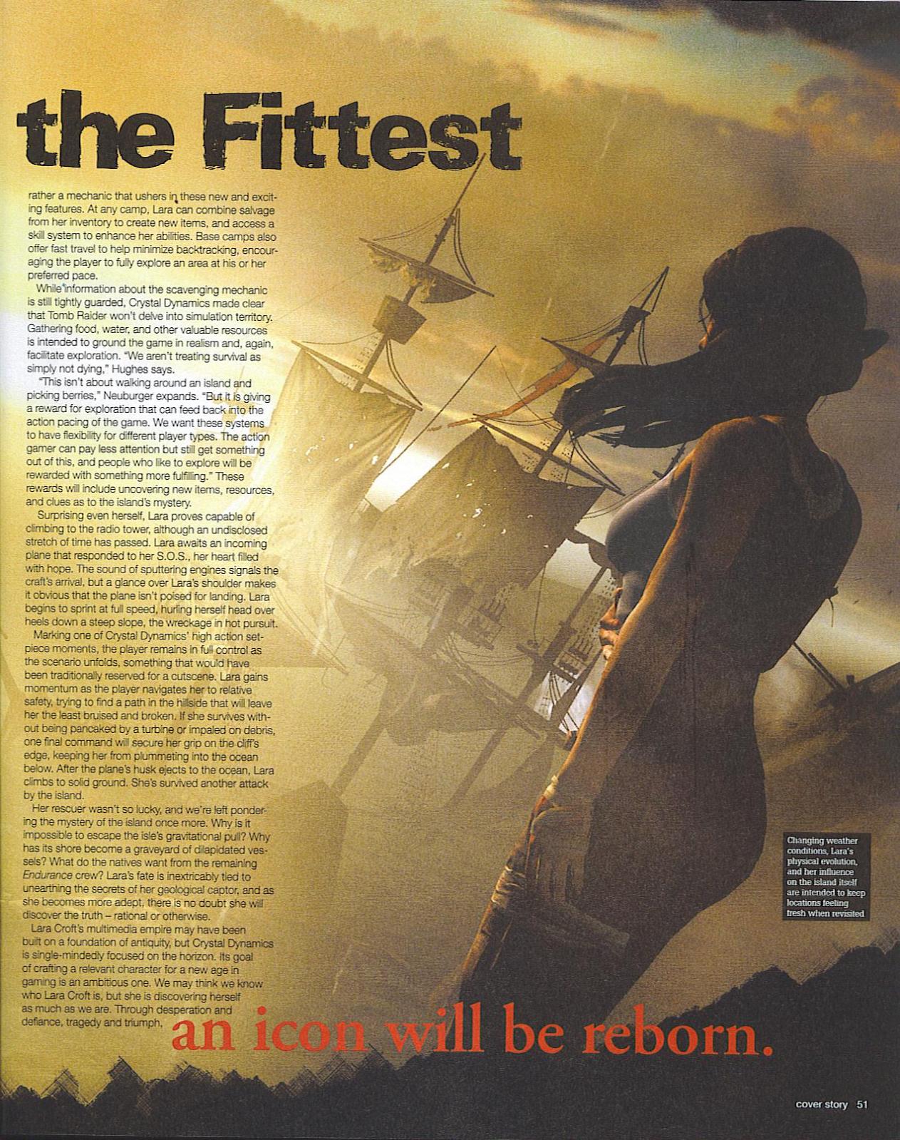 Tomb Raider - novas infos e scans da Game Informer