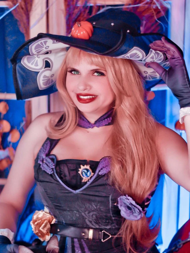 Genshin Impact: O lindo cosplay da Lisa de Halloween