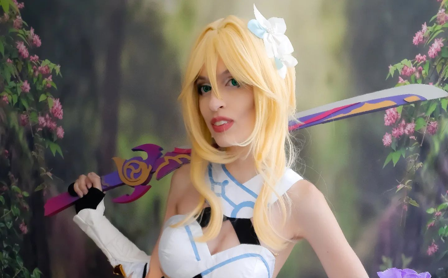 Genshin Impact: Lindo cosplay da Ganyu, da Bela