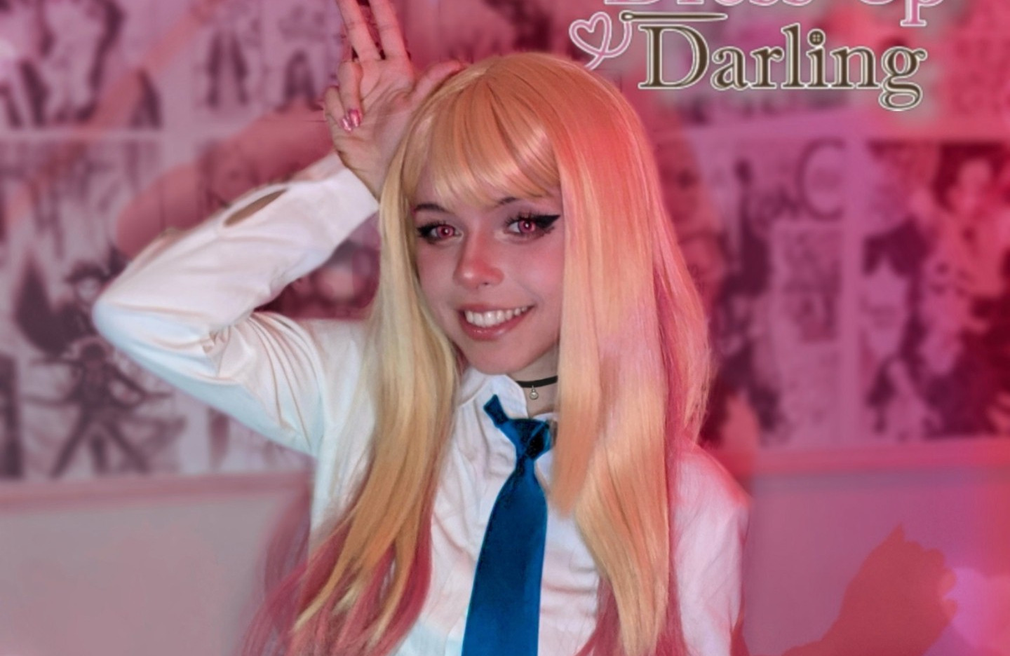 Belo cosplay da Marin Kitagawa, de My Dress-Up Darling, da akemimiki