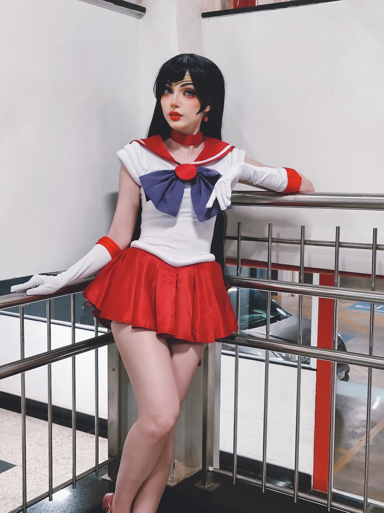 Veja o belo cosplay da Sailor Marte, de Sailor Moon, da Alice Dias