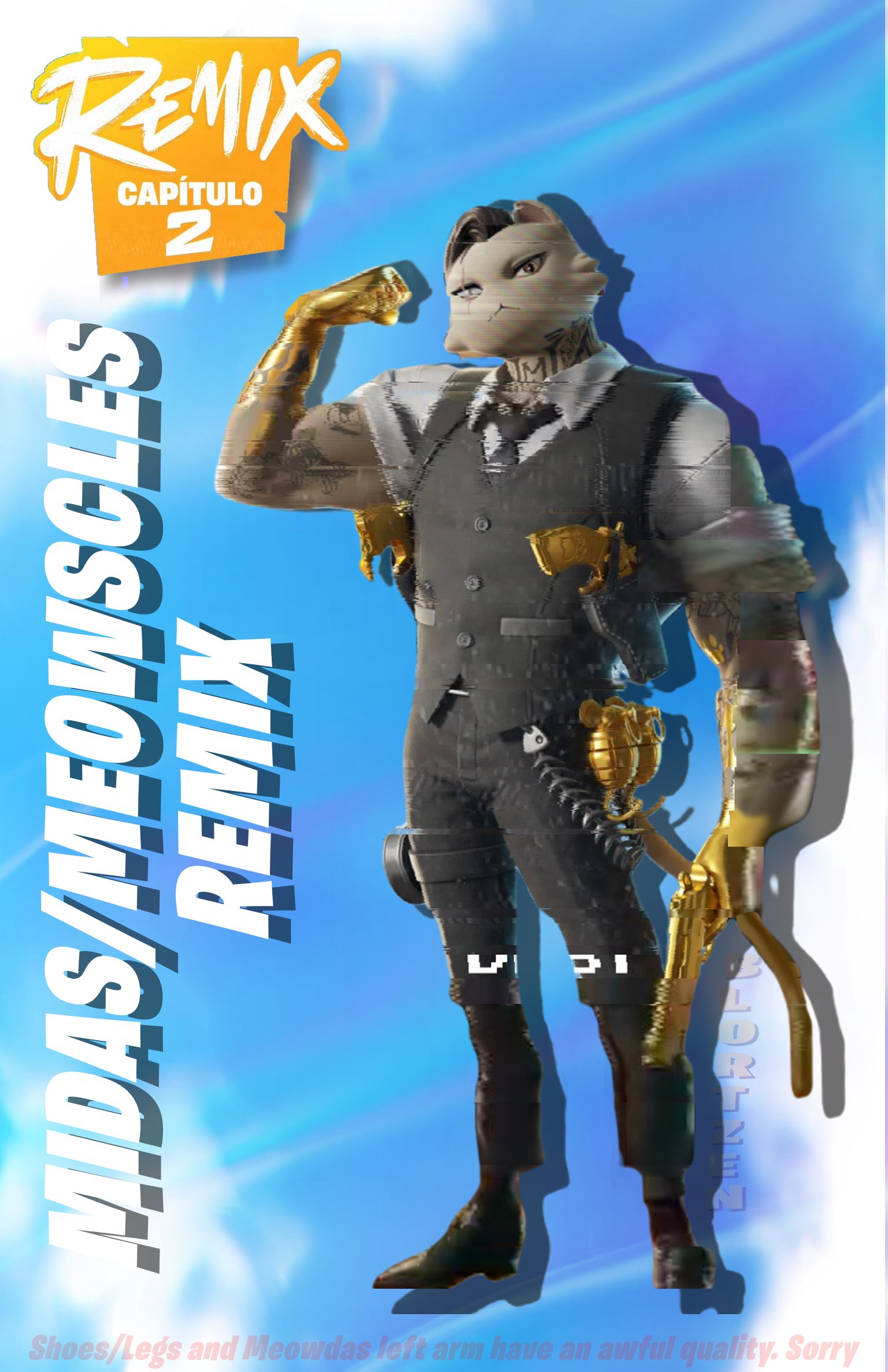Fortnite Remix Capítulo 2: Novos visuais da TNTina e Midas Miáusculo vazam