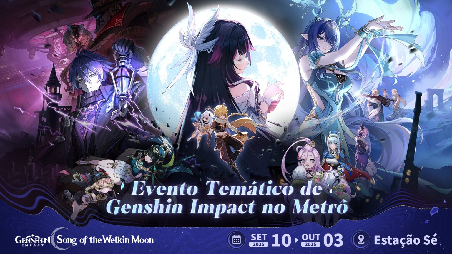 Genshin Impact terá evento temático em São Paulo