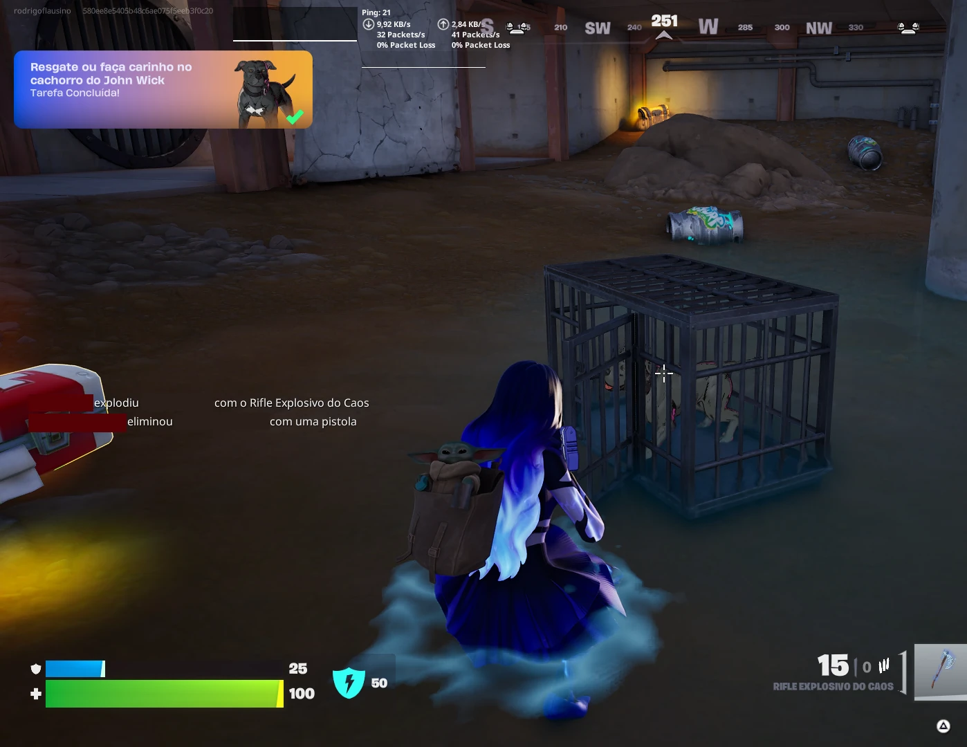 Progressão de Fortnite: Achando o cão do John Wick na temporada atual ...